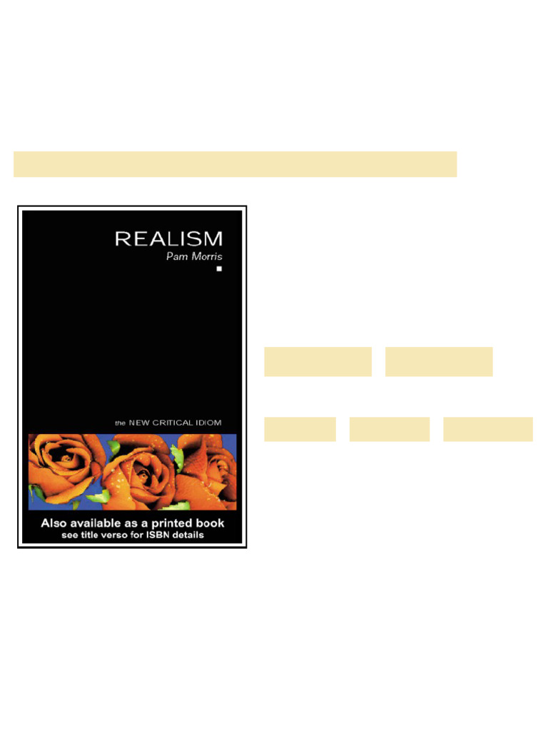 Realism First Edition Morris - ebook and textbook resources | PDF ...