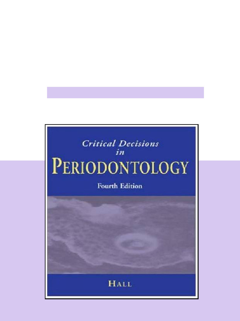 (Ebook) Critical decisions in periodontology by Walter B. Hall, Walter ...
