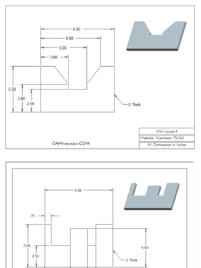 Mastercam 2021 Mill 2D Course | PDF