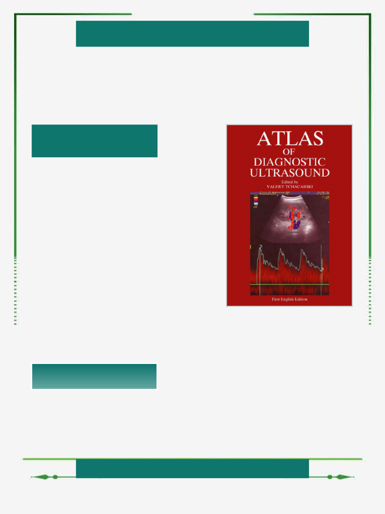 Atlas of Diagnostic Ultrasound 1st edition by Valery Tchacarski ...