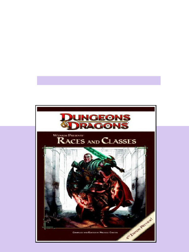 (Ebook) Behind the Screen: Races and Classes (Dungeons & Dragons) by ...