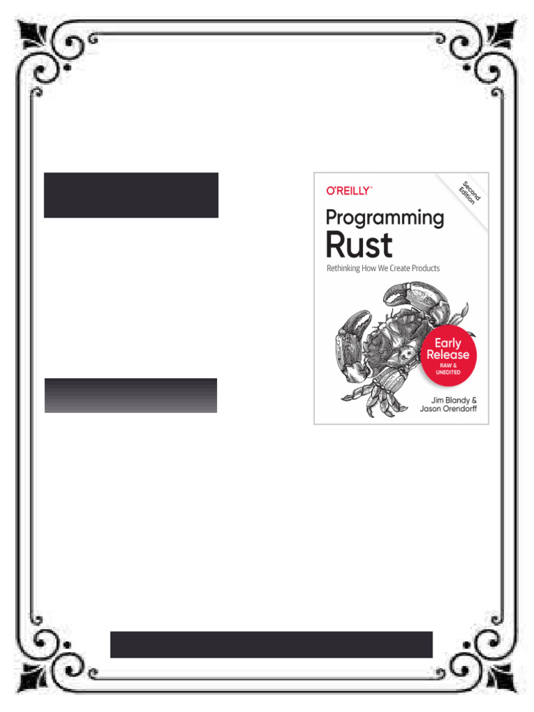 Programming Rust, 2nd Edition (Early Release) Jim Blandy eBook long ...