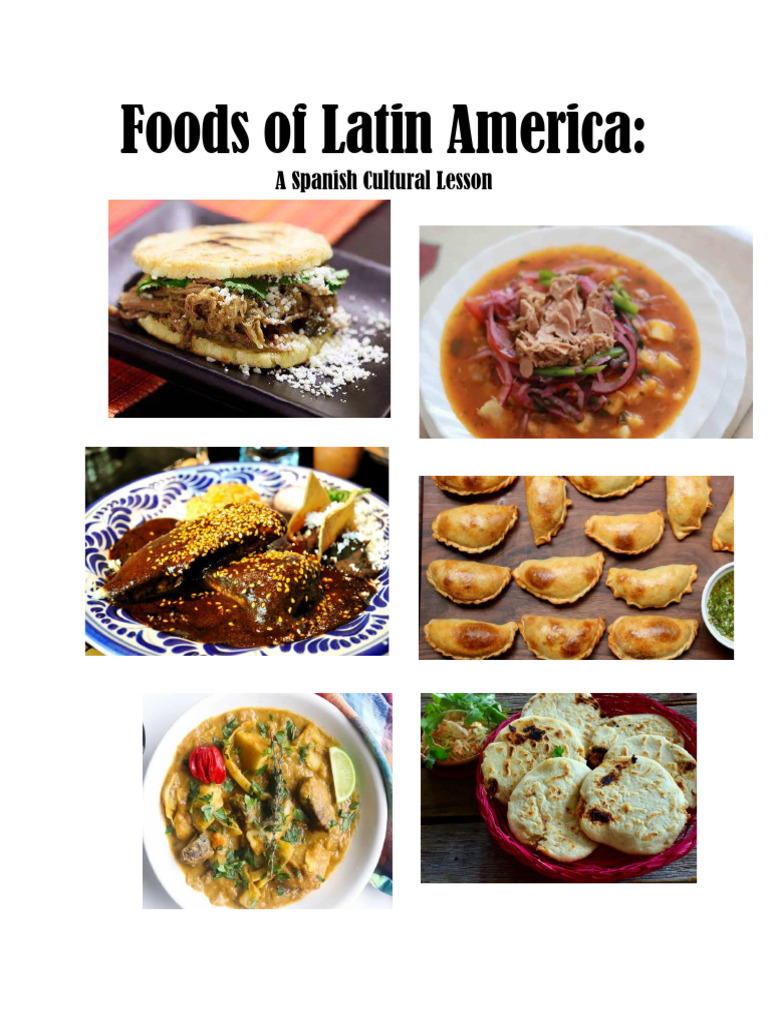 Latin American Foods Spanish Lesson | PDF | Spanish Language | Refugee