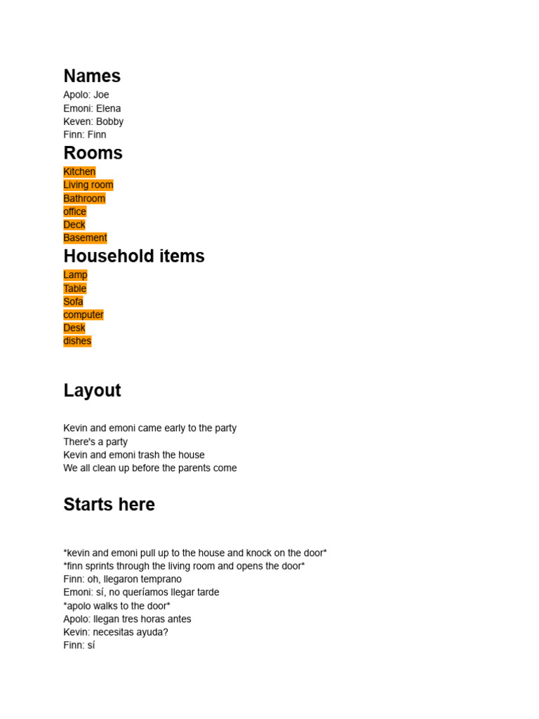 Spanish Script-Spanish Ver. | PDF