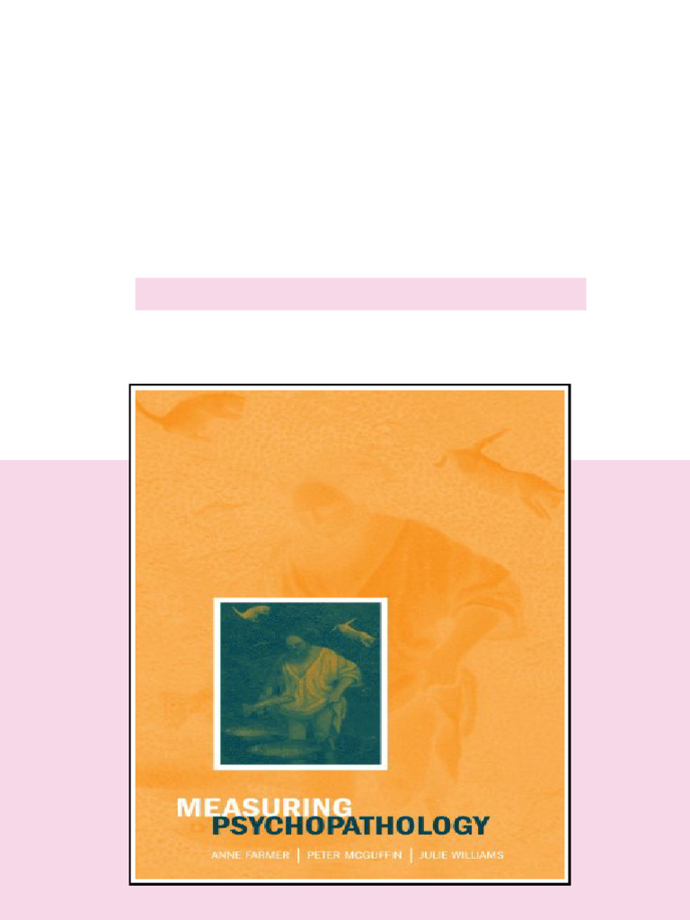 (Ebook) Measuring Psychopathology by Anne Farmer, Peter McGuffin, Julie ...