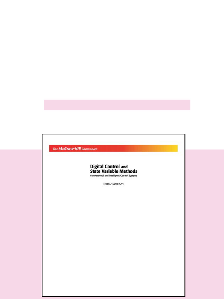 (Ebook) Digital Control and State Variable Methods: Conventional and ...