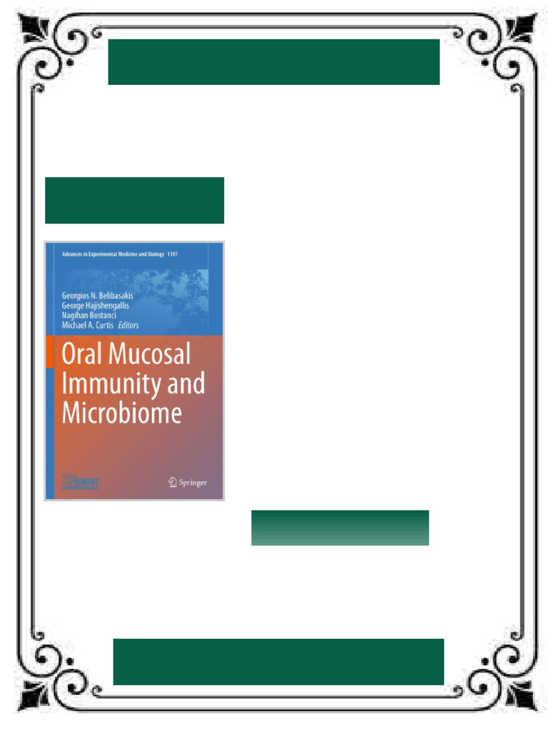 Oral Mucosal Immunity and Microbiome 1st Edition by Georgios N ...