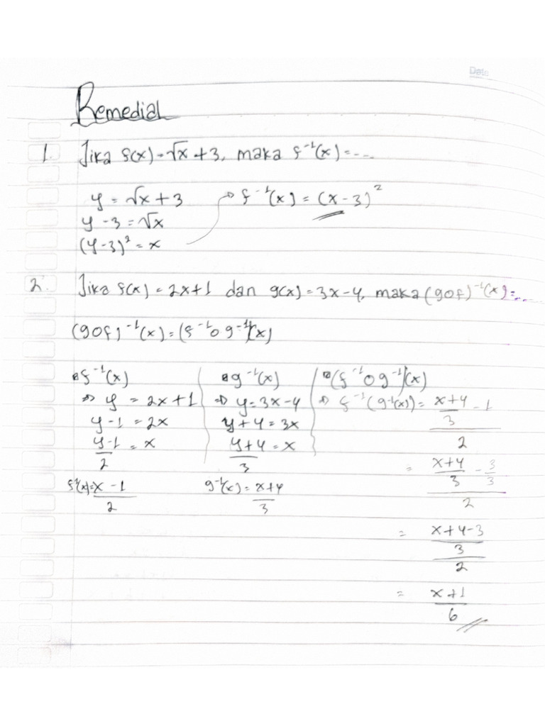 Remedial UH 3 Invers | PDF