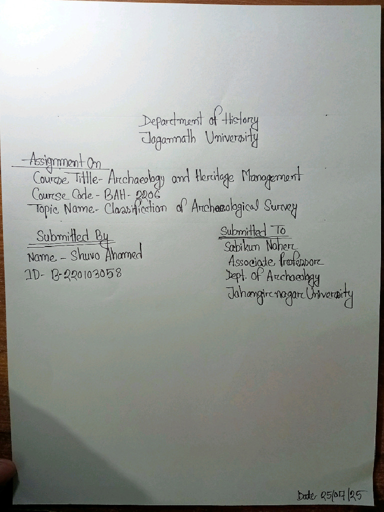 Shuvo Ahamed 58,History,Jnu | PDF