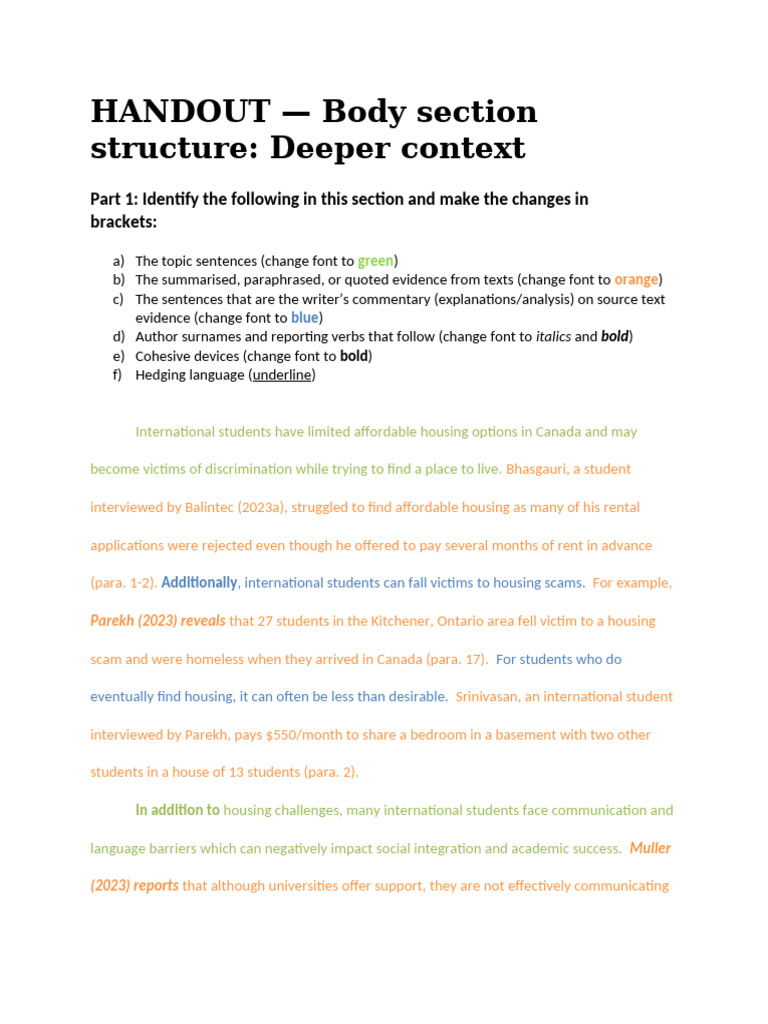 International Students' Housing Challenges in Canada | PDF | University ...