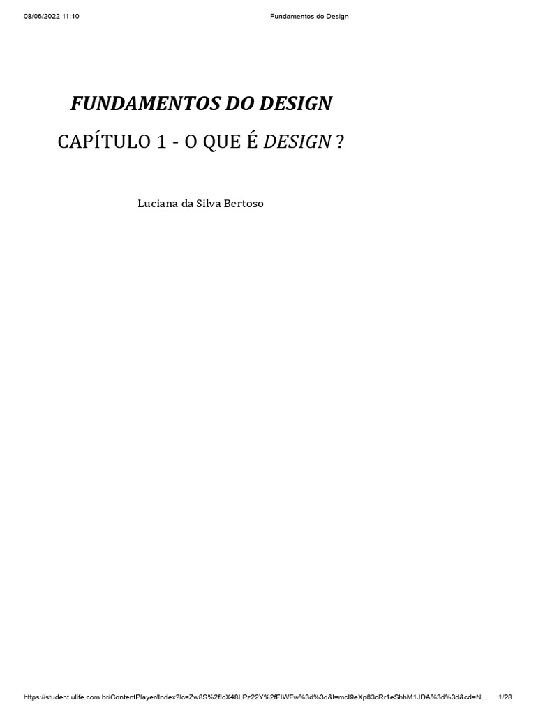 Fundamentos do Design: Definições e Funções | PDF | Esboço | Comunicação