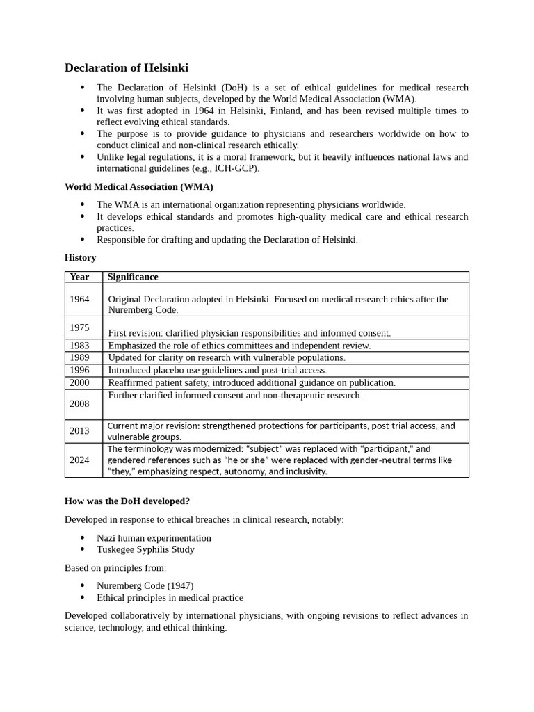Ethical Guidelines for Medical Research | PDF | Informed Consent | Medicine