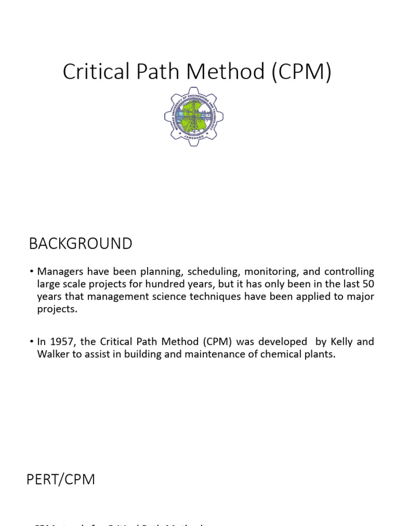 Understanding Critical Path Method (CPM) | PDF | Projects | Analysis