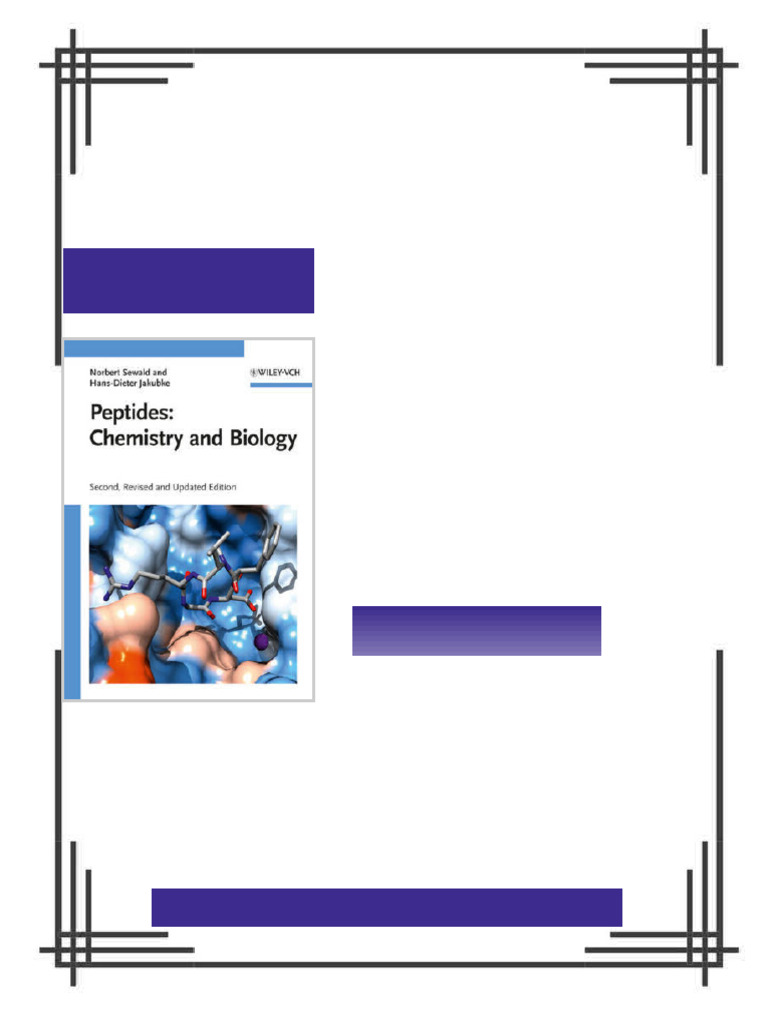 Peptides Chemistry and Biology Second Edition Prof. Dr. Norbert Sewald ...