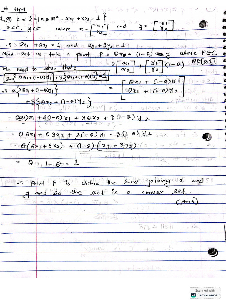 HW4 Convex Optimization | PDF