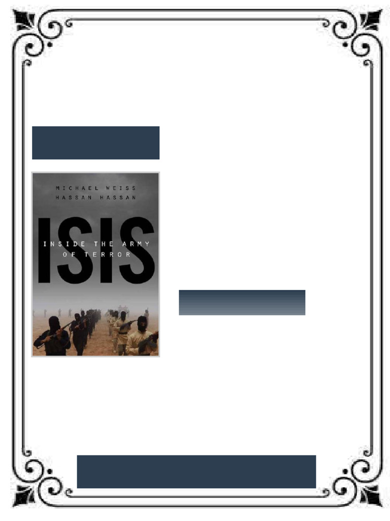 ISIS Inside The Army of Terror First Edition Michael Weiss Ebook Full ...