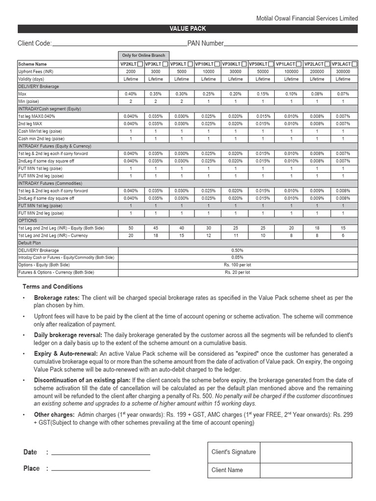 Value Pack | PDF | Futures Contract | Financial Services