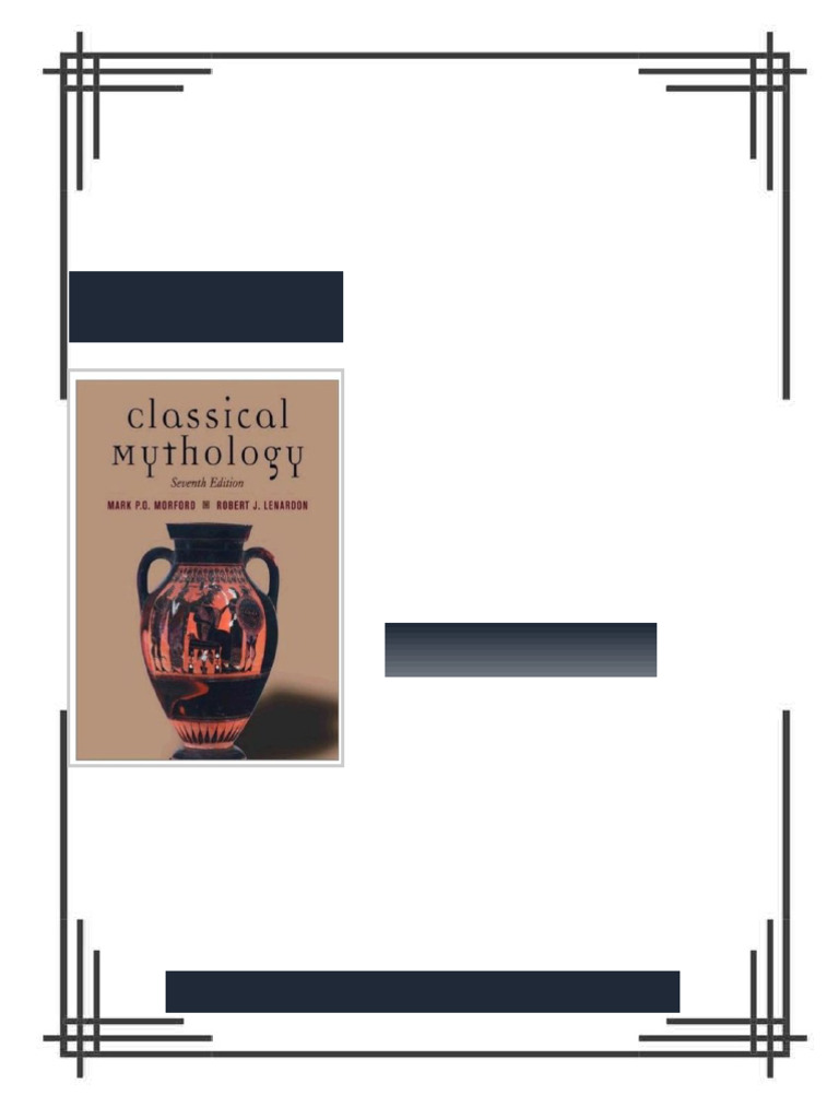 Classical Mythology 7th Edition Mark P. O. Morford Ebook Synced Digital ...