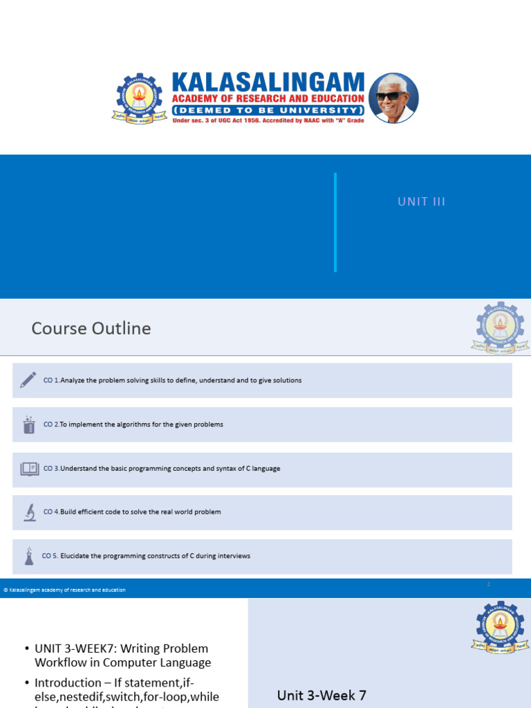 Unit III | PDF | Control Flow | Computer Engineering