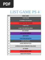 PS2 NTSC-U Game Serial List | PDF | History