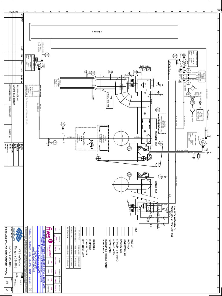 B 000002 0412 35 PID 1001 Rev 4 - Fluid Diagram Waste Gas Circuit | PDF ...