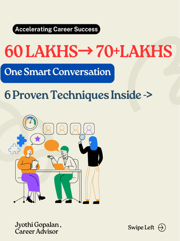 6 Proven Salary Negotiation Techniques! | PDF