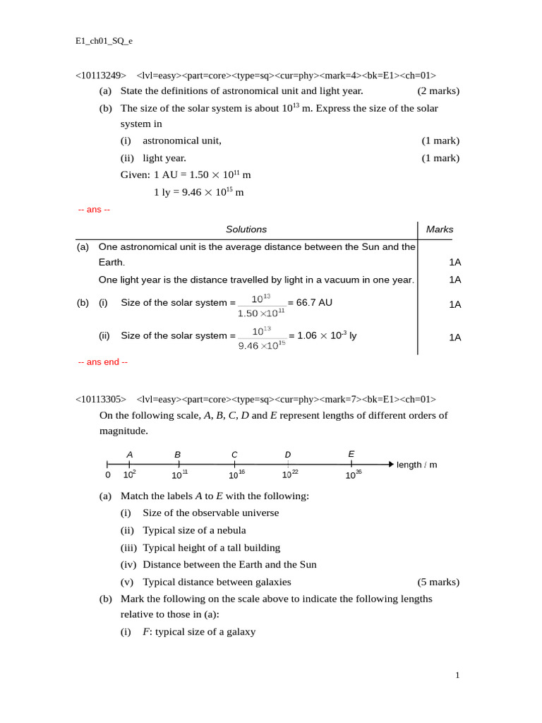 Astronomical Units and Cosmic Distances | PDF | Astronomical Unit | Galaxy