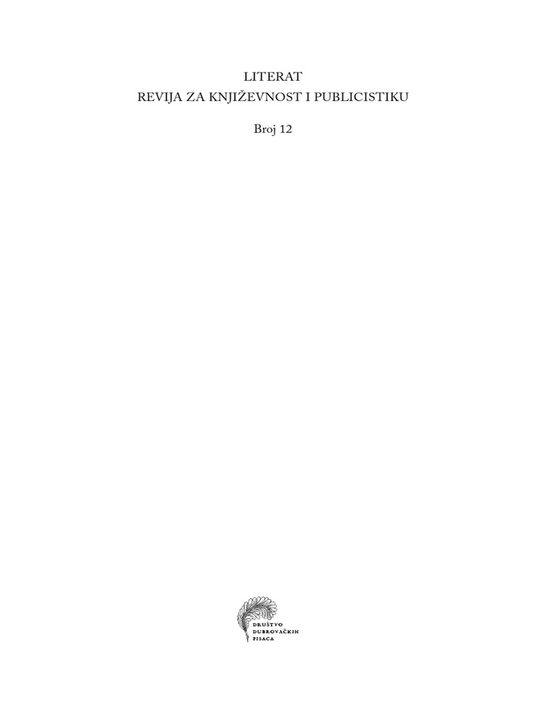 Literat 12 | PDF