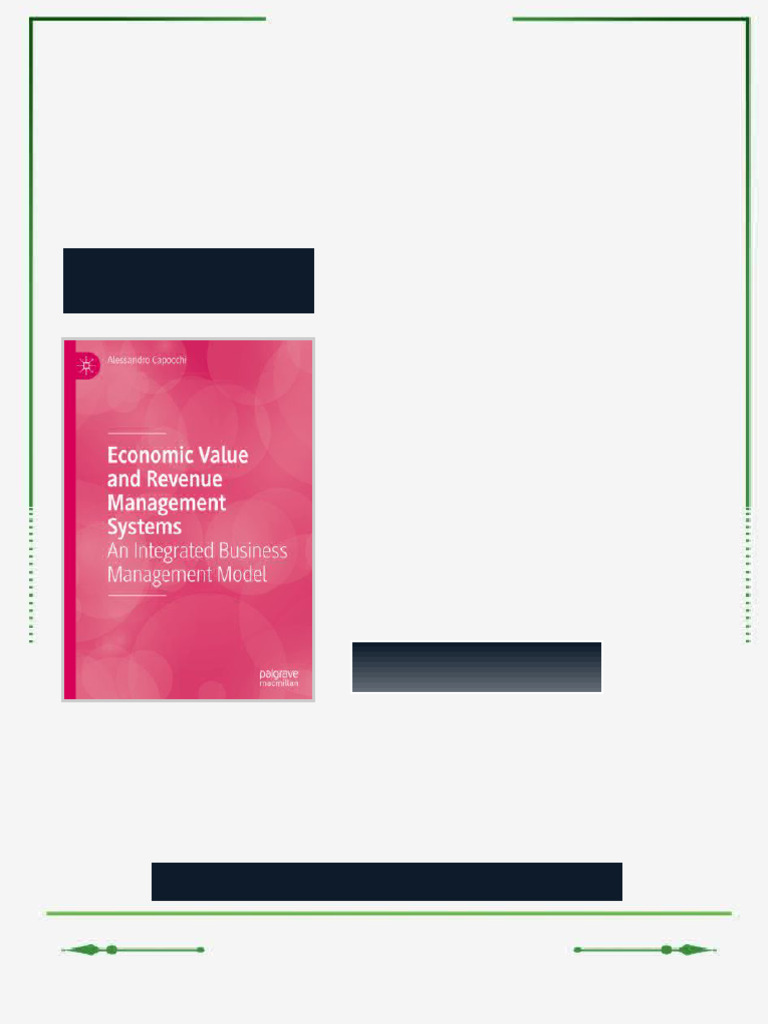Economic Value and Revenue Management Systems: An Integrated Business ...