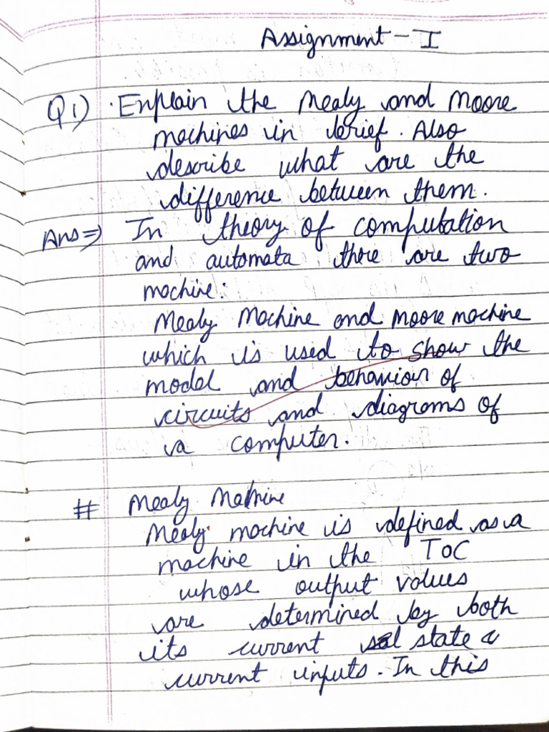 Toc Assignments | PDF