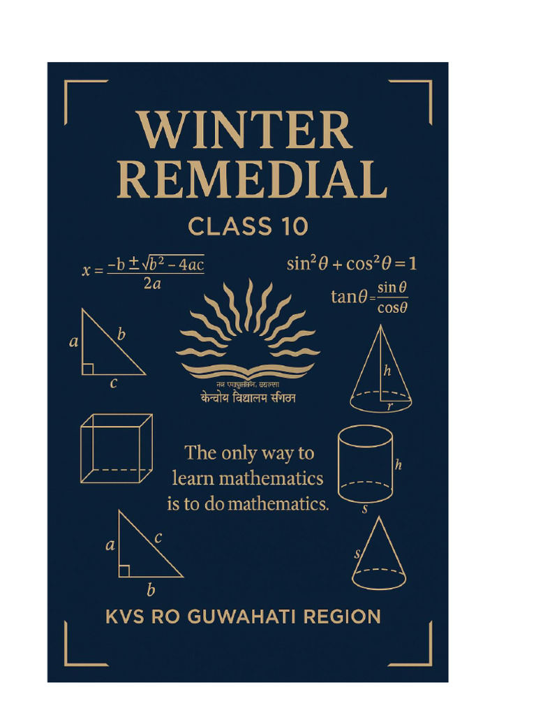 Maths Remedial | PDF | Circle | Sphere