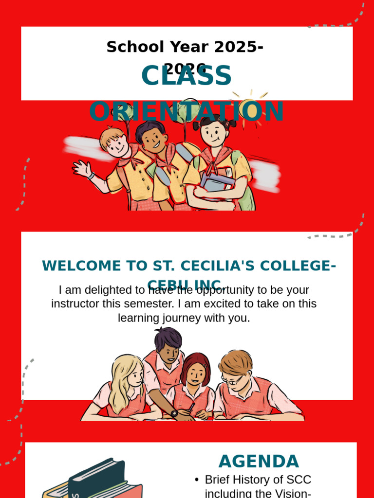 Class Orientation Meeting Agenda Education Presentation | PDF | Schools ...