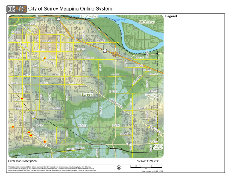 City of Surrey Mapping Online System: Legend | PDF