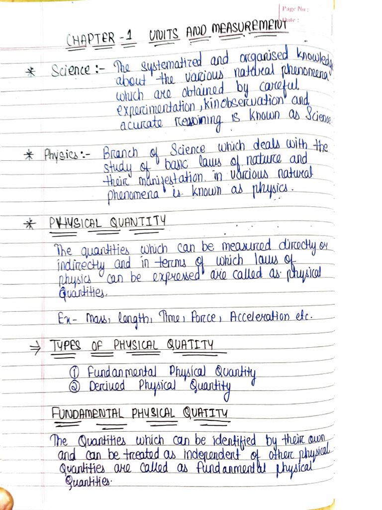 Understanding Physical Quantities in Physics | PDF