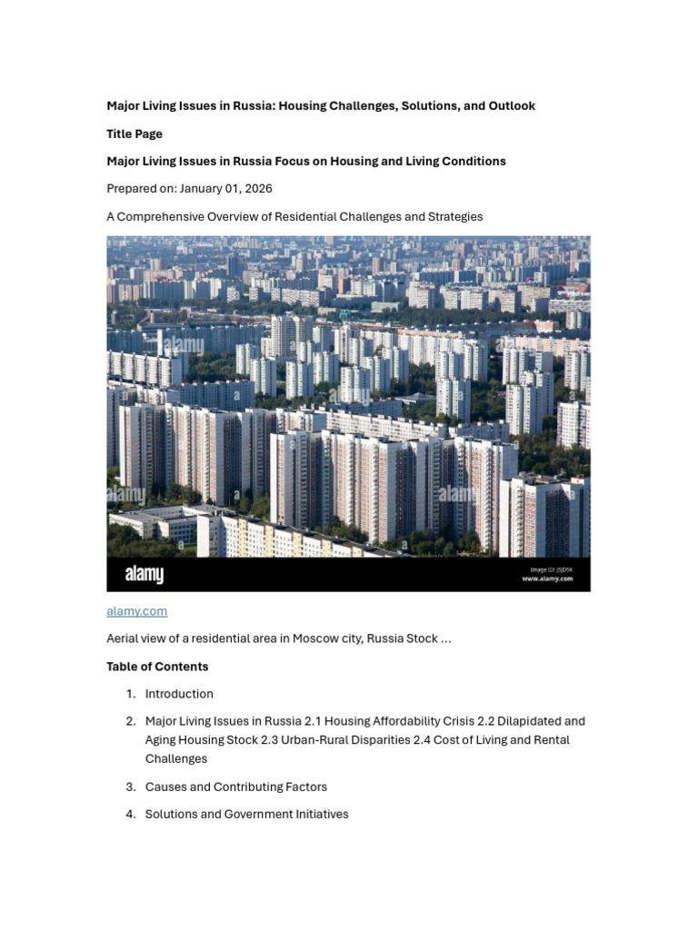 Major Health Issue Russia | PDF | Cost Of Living | Subsidy