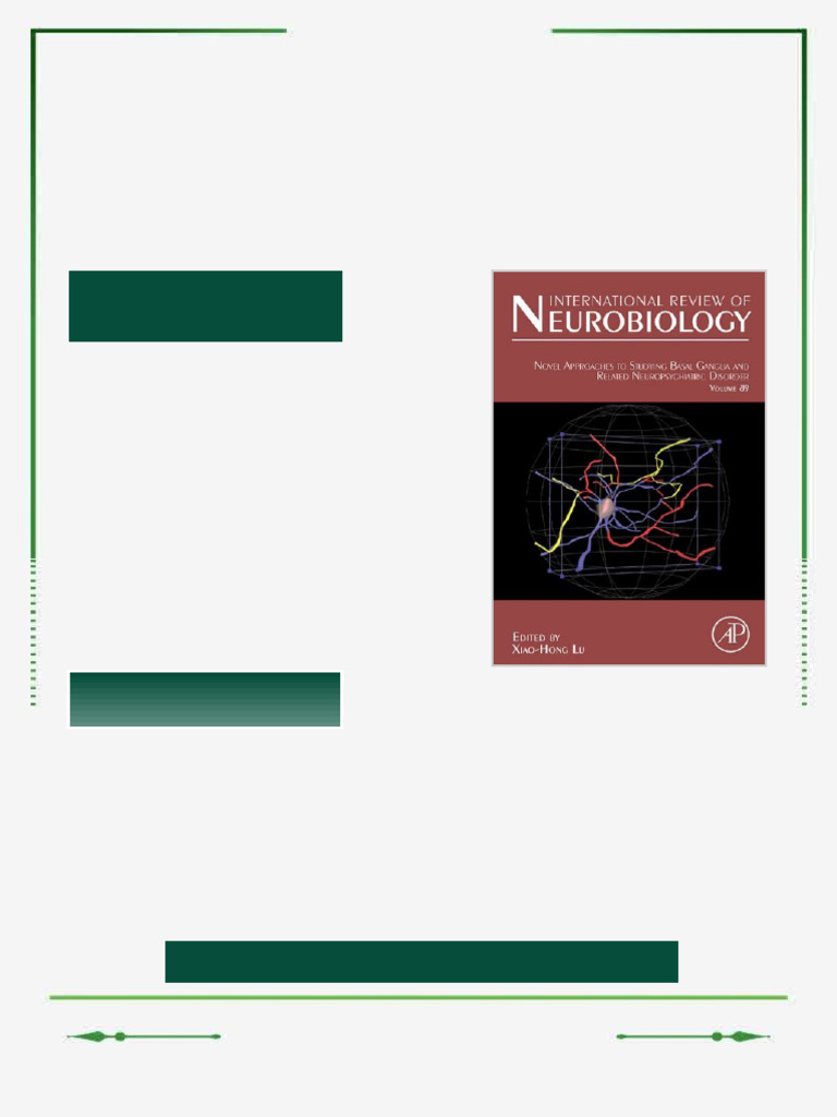 Novel Approaches To Studying Basal Ganglia and Related Neuropsychiatric ...