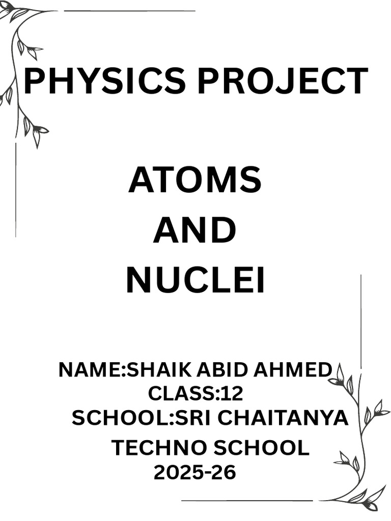Physics Project | PDF