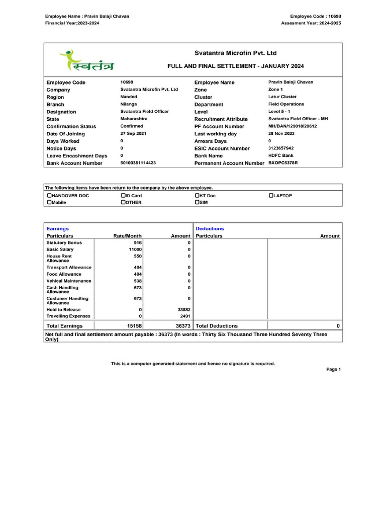 FNF | PDF