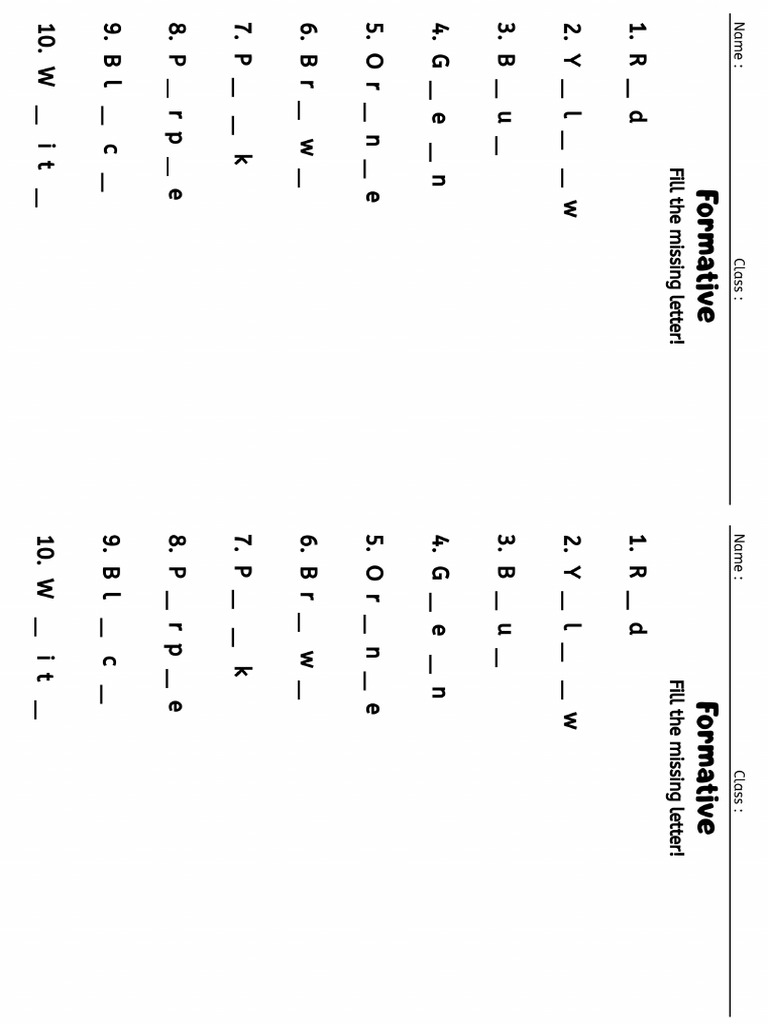 Formative Worksheets - 20251104 - 141329 - 0000 | PDF