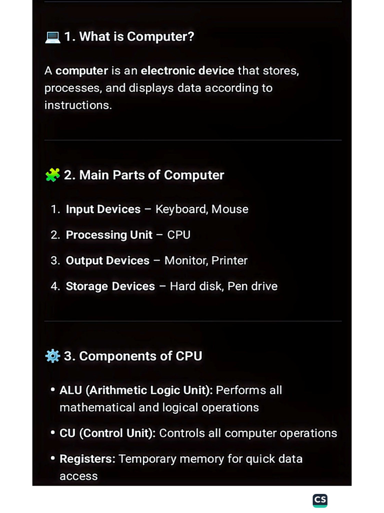 SHORT Computer ? | PDF