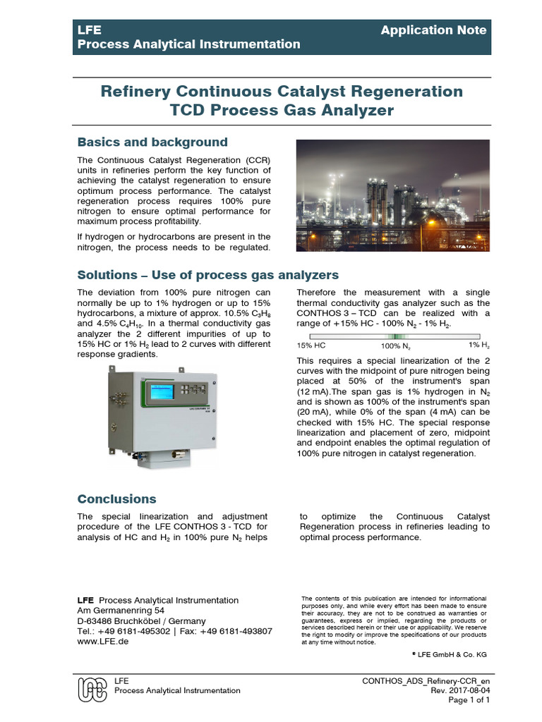 Conthos Ads Refinery-Ccr | PDF | Applied And Interdisciplinary Physics ...