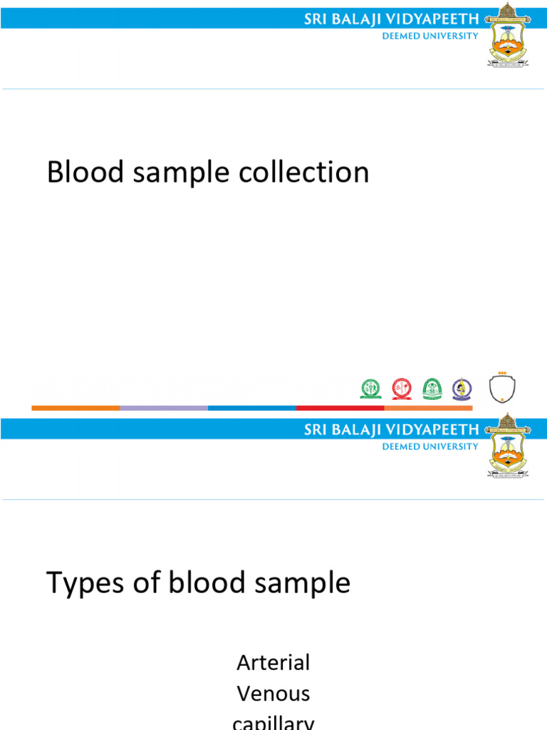 Blood Sample Collection - Record Writing | PDF
