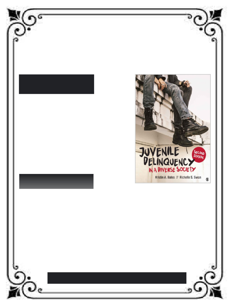 Juvenile Delinquency in A Diverse Society Kristin Ann Bates Ebook ...
