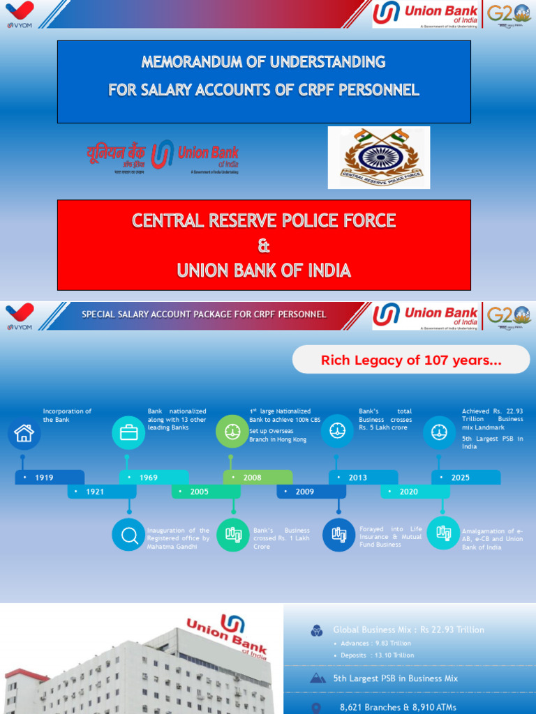 CRPF Personnel Salary Account Benefits | PDF | Financial Services | Banking