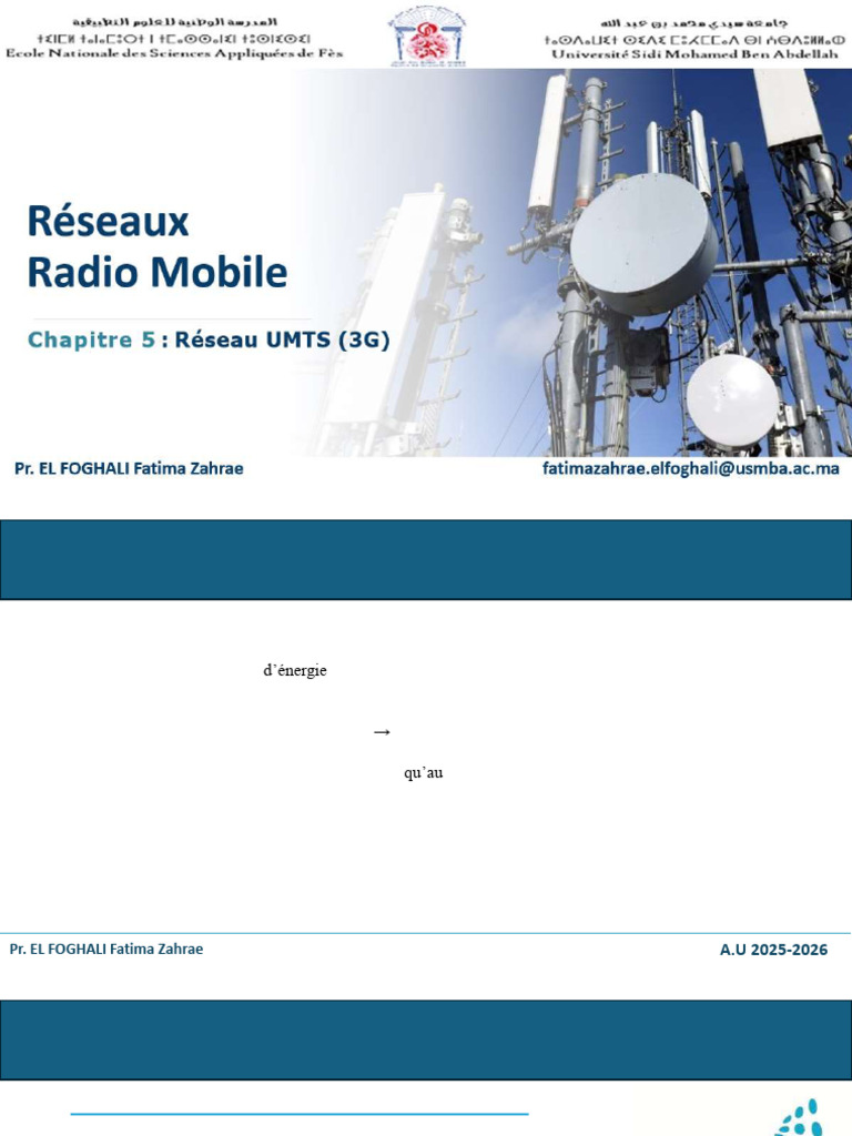 Introduction au réseau UMTS et ses services | PDF | GSM | Technologie ...