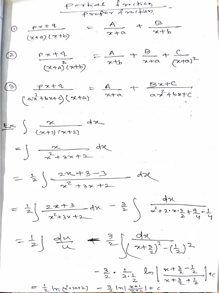 Partial Integration | PDF