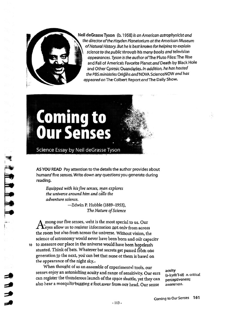 Coming To Our Senses | PDF