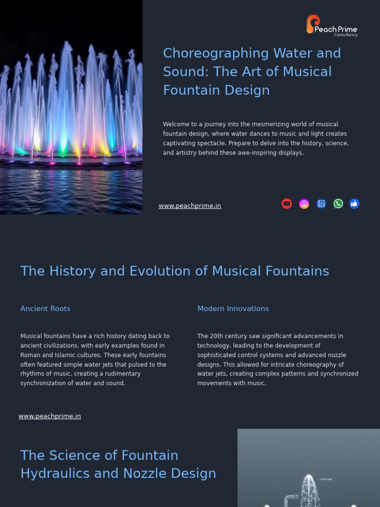 Choreographing Water and Sound The Art of Musical Fountain Design | PDF ...