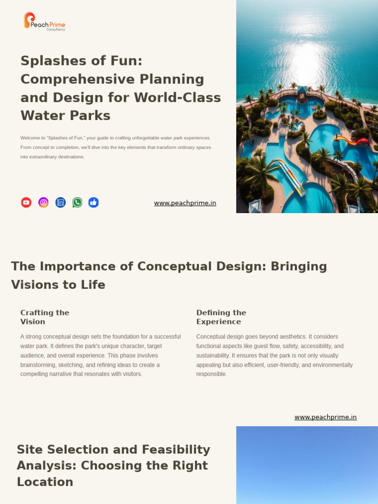 Splashes of Fun Comprehensive Planning and Design For World Class Water ...