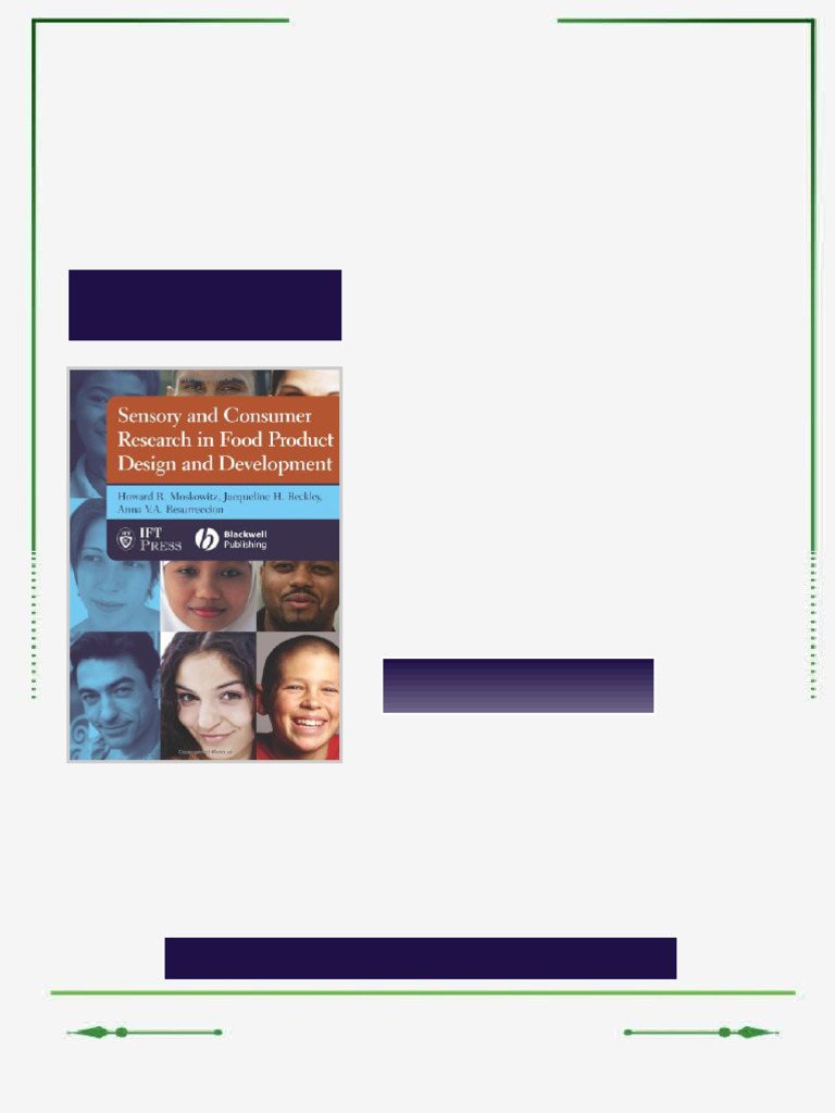 Sensory and Consumer Research in Food Product Design and Development ...